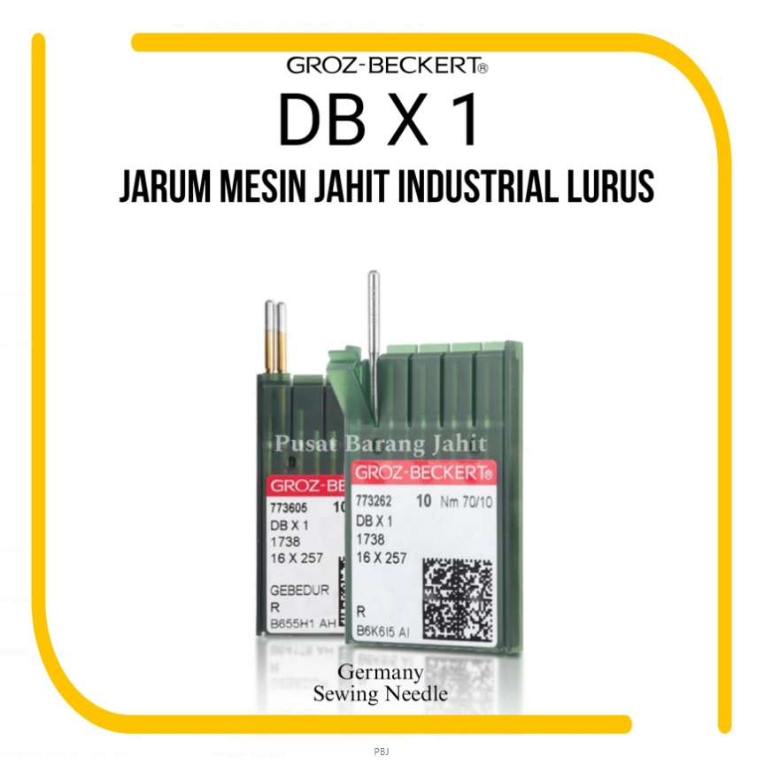 Mesin Dbx1 DB X 1 Groz Beckert อุตสาหกรรมจักรเย็บผ้าเข็ม | Shopee Thailand
