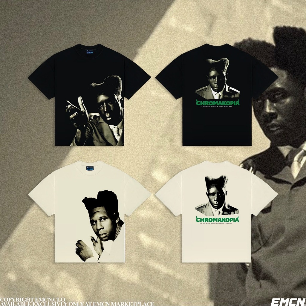 Emcn Oversize Tee Tyler the Creator Chromacopia | Shopee Thailand