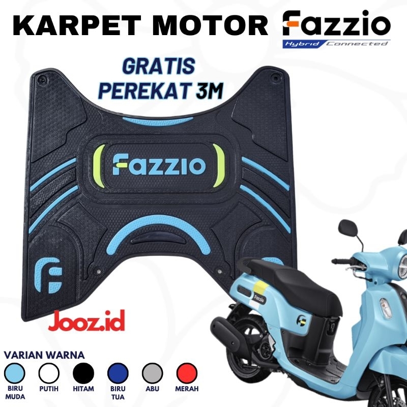 Fazzio MOTORCYCLE CARPET / YAMAHA FAZIO MOTORCYCLE CARPET ORIGINAL PREMIUM RUBBER รุ่น / FAZIO ...