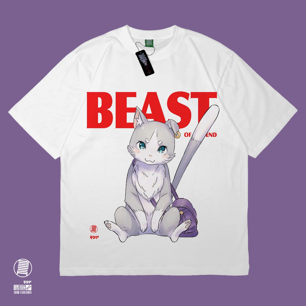 Puck Beast of The End Re Zero Emilia เสื้อยืดอะนิเมะมังงะ Wibu ญี่ปุ่น ...