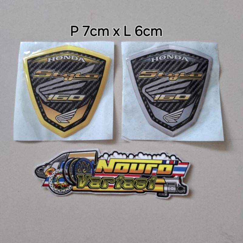 สามเหลี่ยมนูนคุณภาพ honda stylo 160 Emblem | Shopee Thailand