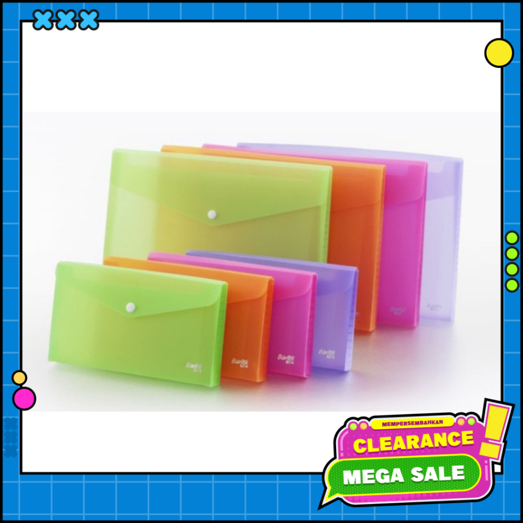 Bantex Poly Wallet Case A4 2 Divider - 8013 | Shopee Thailand