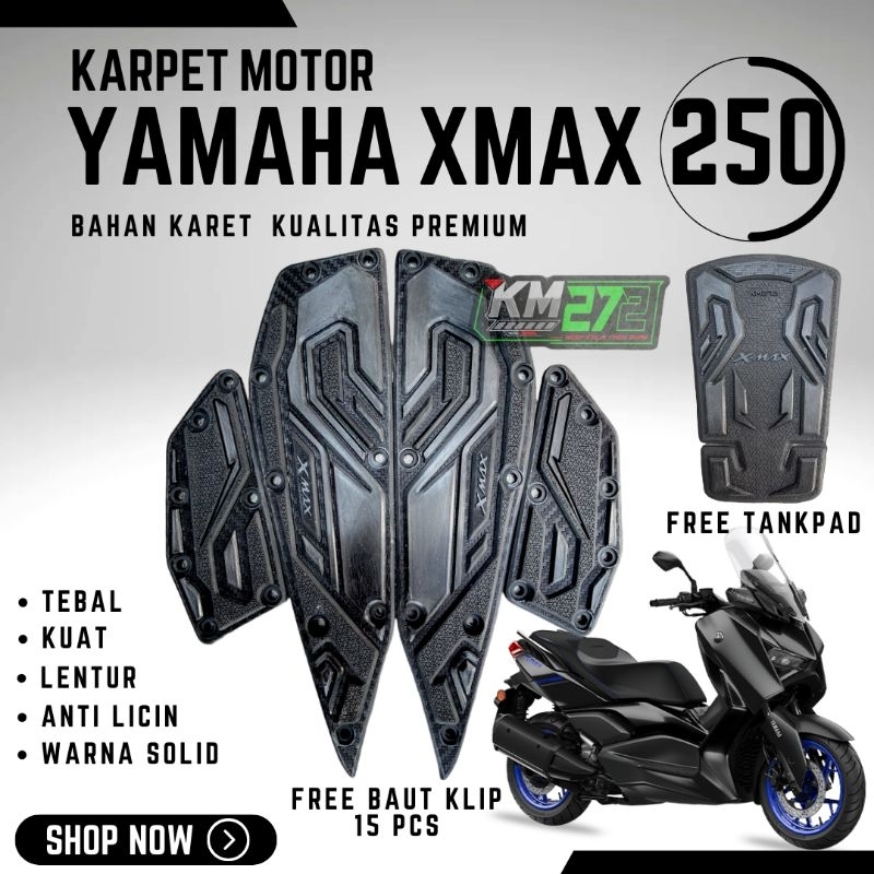 YAMAHA XMAX 250 OLD AND NEW CARPET SUPPORT MAT | อุปกรณ์เสริม ...