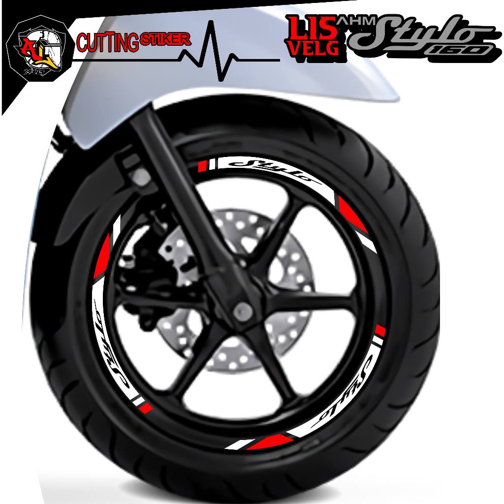 Lis VELG STYLO.05/แท่งตัด/ตัวยึด LIS VELG STYLO/STICKER RELG MOTORCYCLE ...