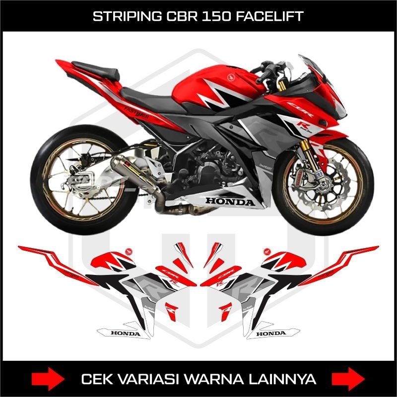 Custom Cbr 150 R Racing Striping / Honda Cbr 150R K45N Facelift ...