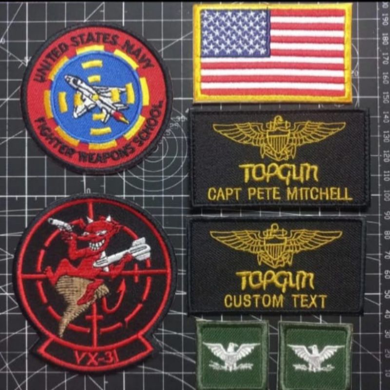 Topgun Maverick Dust Devil Fighter Weapon School ปัก Patch 2022 ...