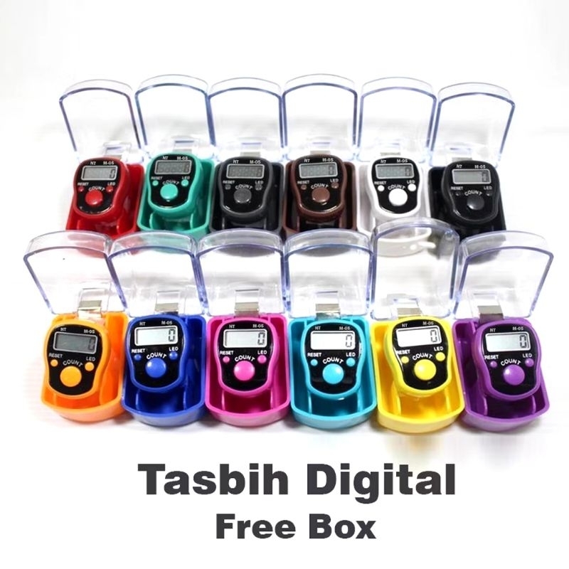 Digital Led Tasbih Finger Counter Tally Tasbeh Mini บูชาเครื่องมือฟรี ...