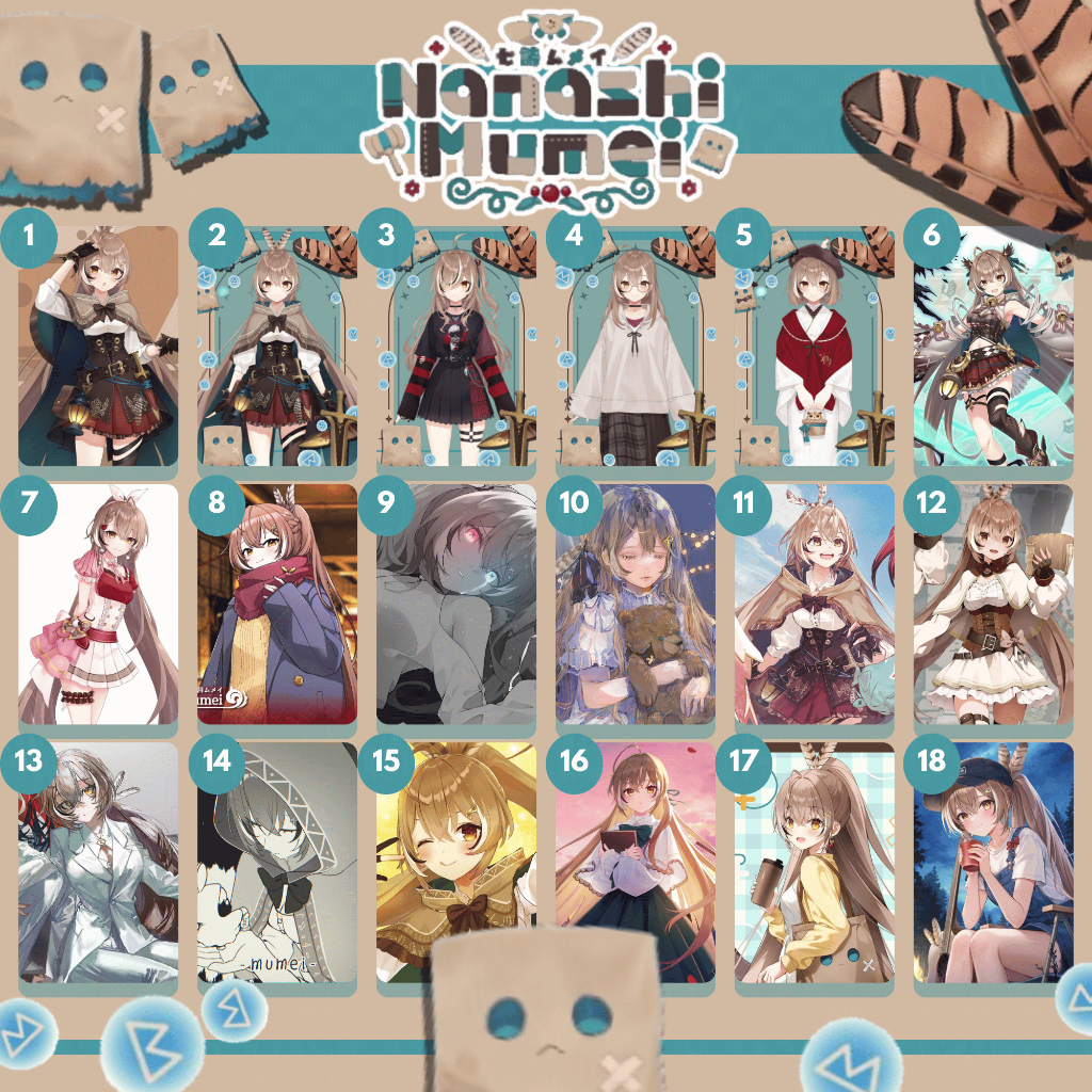 Vtuber PHOTOCARD - HOLOLIVE EN GEN 2 - Holo Promise| Pineappleih Mumei ...