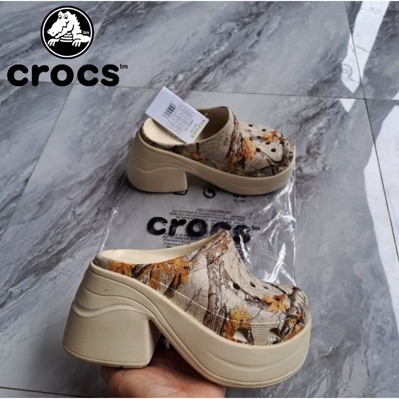 Crocs Siren clog motif / รองเท้าแตะผู้หญิง Crocs Siren / รองเท้าแตะ ...