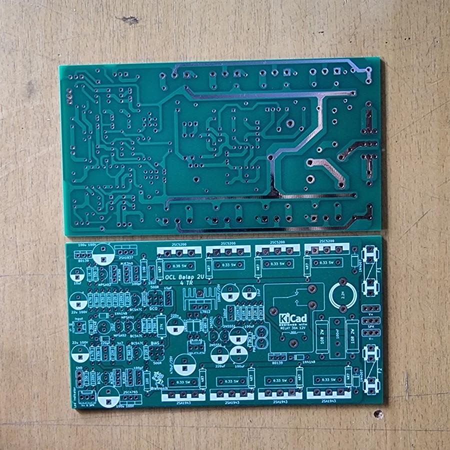 Pcb OCL RACING Amp 2U พร้อมชั้น TR Final Dauble | Shopee Thailand