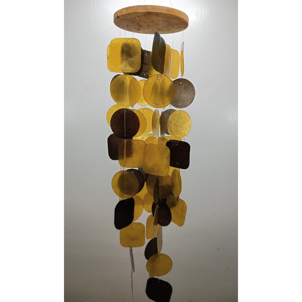 Wind CHIME_BLACK/GOLD(RANDOM)_MODERN STYLE_KERANG CAPIS งานฝีมือจาก ...