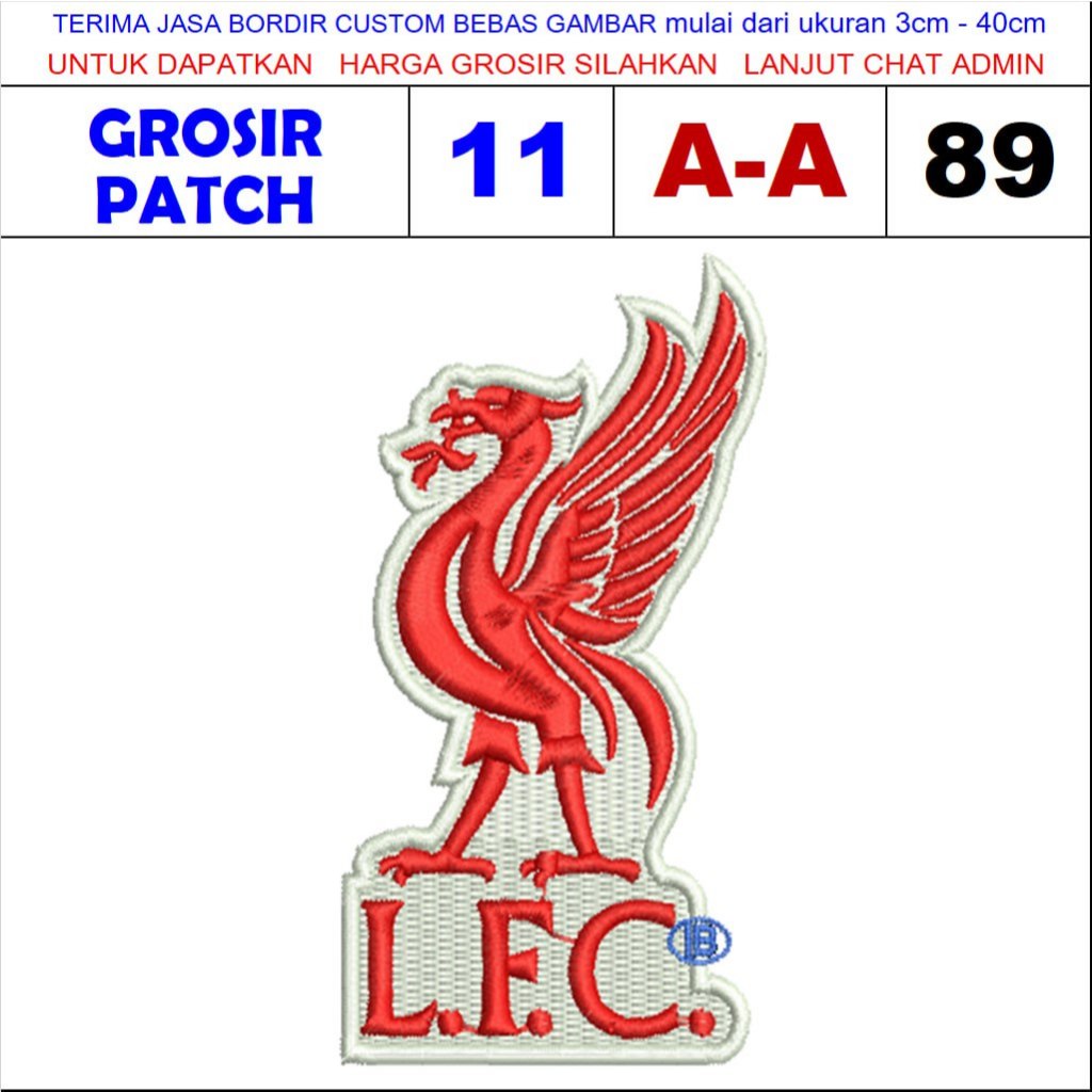 Premier LEAGUE- ENGLISH LIVERPOOL NEW-2025 โลโก้ฟุตบอล EMBROIDERRED ...
