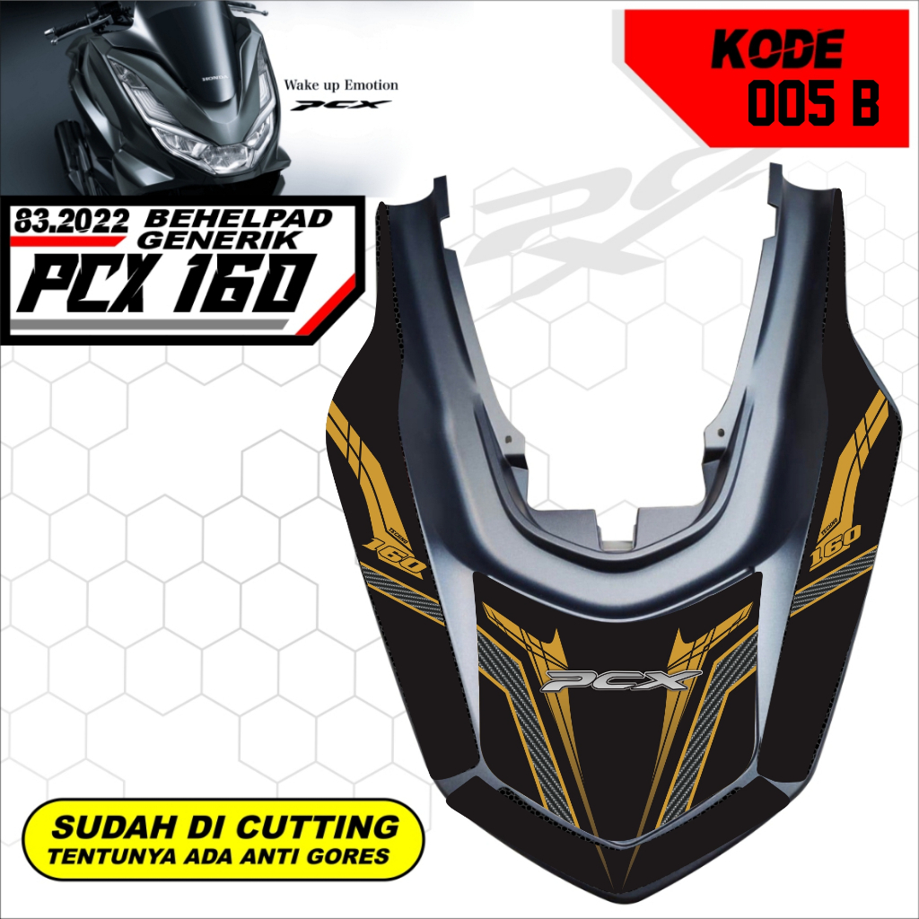 Honda Pcx 160 2025 ด้านหลัง Stirrup Tankpad สติกเกอร์ด้านหลัง Stirrup ...