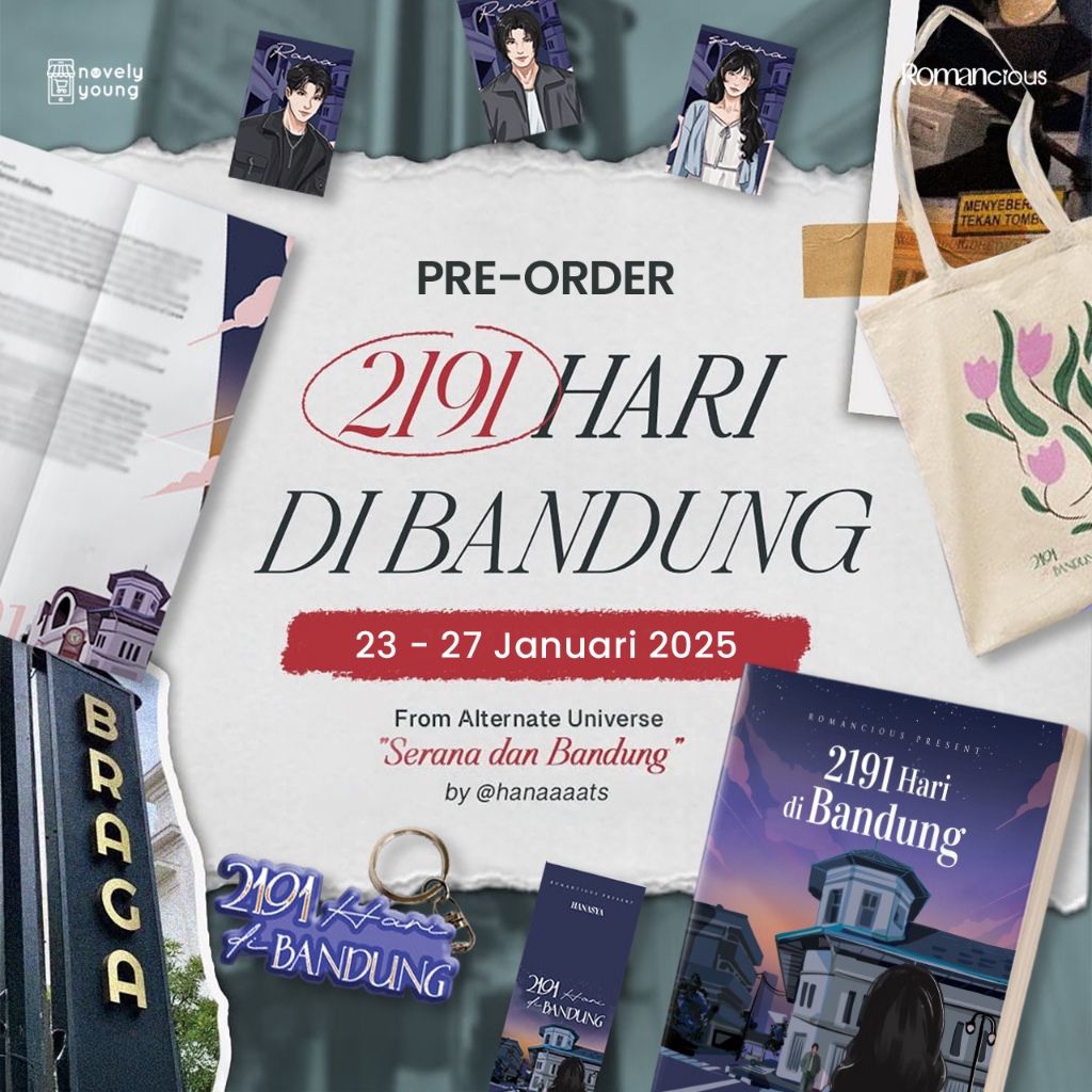 นวนิยาย 2191 Days in Bandung - Hanasya - Romancious - ค่าธรรมเนียมบรรจุ ...