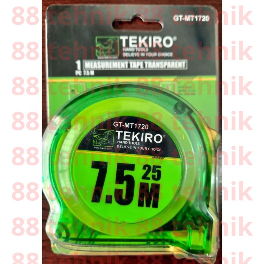Tekiro METERAN 3M 5M 7.5M 10M TRANSPARENT- มิเตอร์แบบทรานซิสเตอร์ดั้งเดิม | Shopee Thailand