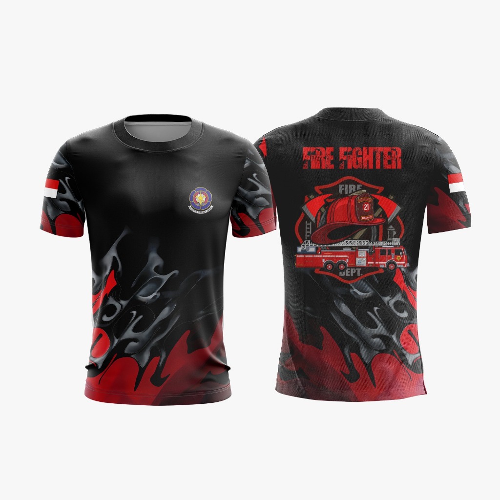 DAMKAR FIREFIGHTING JERSEY CENTER | Shopee Thailand