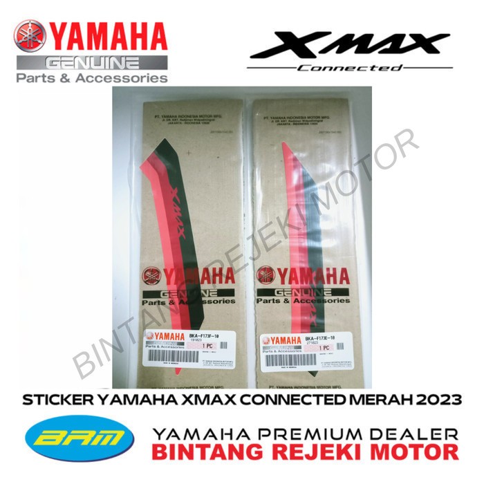 Merah 2023 YAMAHA XMAX CONNETED สติ๊กเกอร์สีแดง | Shopee Thailand