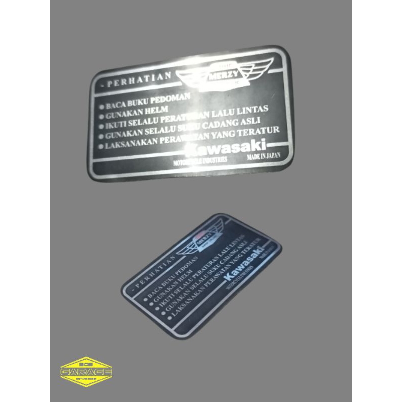 สติ๊กเกอร์จําความสนใจสําหรับ kawasaki kz200 Binter mercy merzy ราคาถัง ...