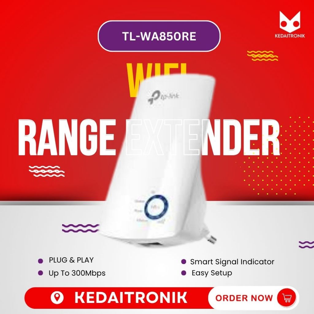 Wifi Extender/ Repeater TP-Link TL-WA850RE TPLINK 850RE เครื่องขยาย ...