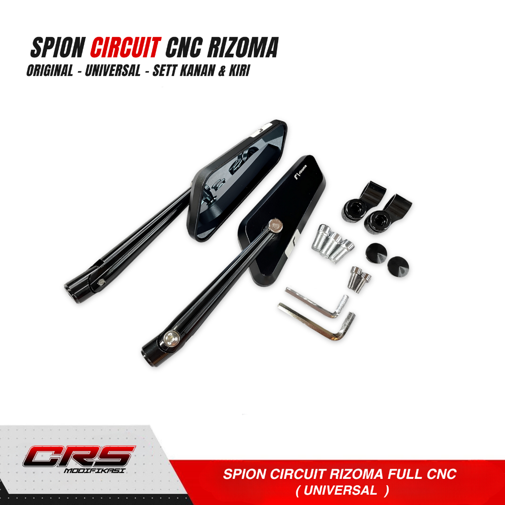 Rizoma Circuit Mirror เกรด A Ride Rich Aluminium CNC Universal Rizoma ...