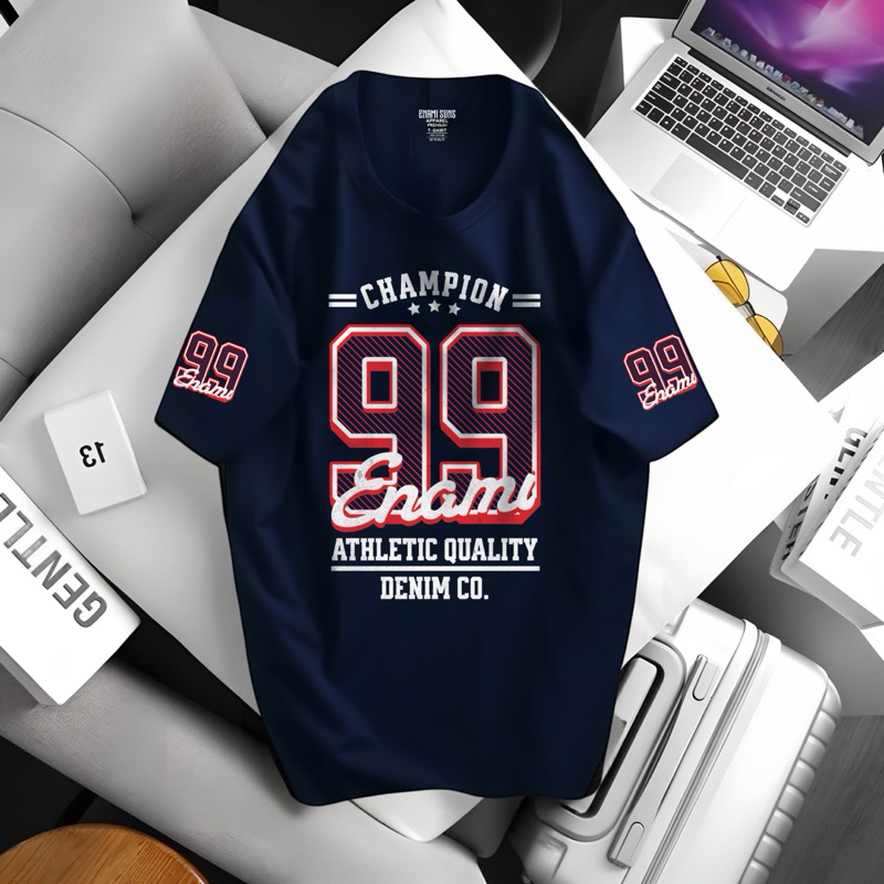 เสื้อยืด Distro Short Sleeve 99 Cotton 24s Casual Style For Men - Oblong | Shopee Thailand