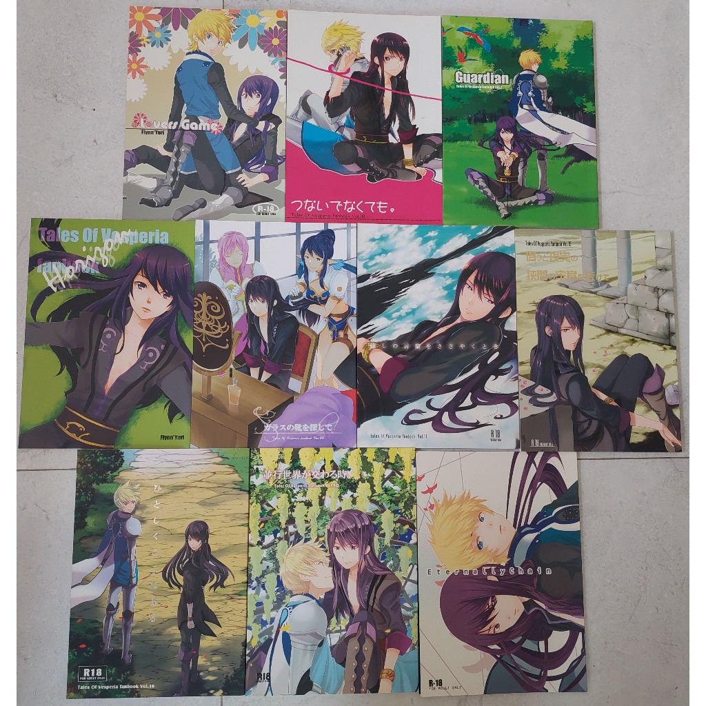Doujinshi ชุด 10 เล่ม - Tales of Vesperia Flynn x Yuri Fluri - fanbook ...