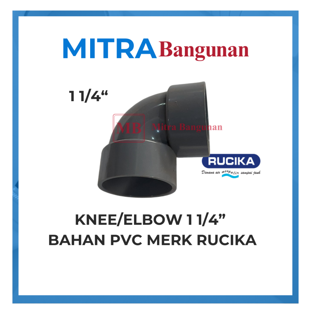 Rucika KNEE 1 1/4" PVC PIPE CONNECTION | Shopee Thailand