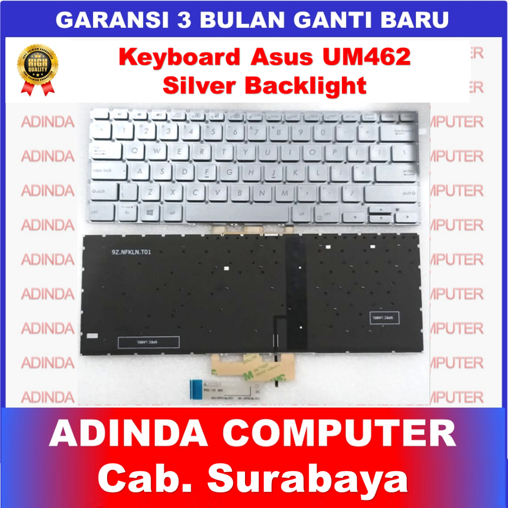 คีย์บอร์ด Asus Zenbook Flip 14 UM462 UM462D UM462DA UX462FA UX462F ...