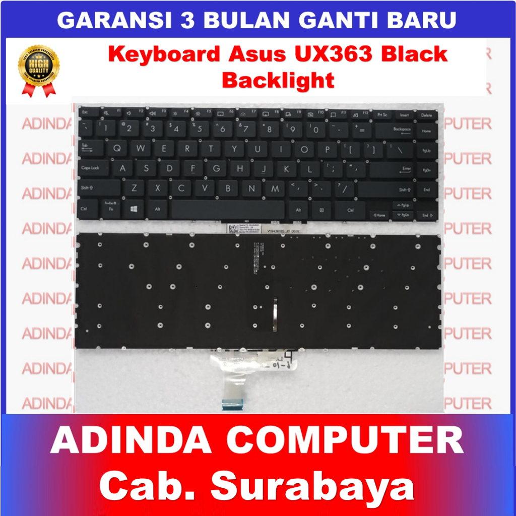 Asus Zenbook Flip 13 UX363 UX363e UX363ea UX363ja คีย์บอร์ดแบ็คไลท์ ...