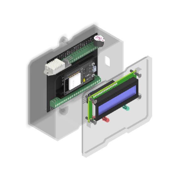 เคส ESP32-S3 TERMINAL ADAPTER LCD 1602 I2C LED 5 มม. DHT22 Buzzer ...