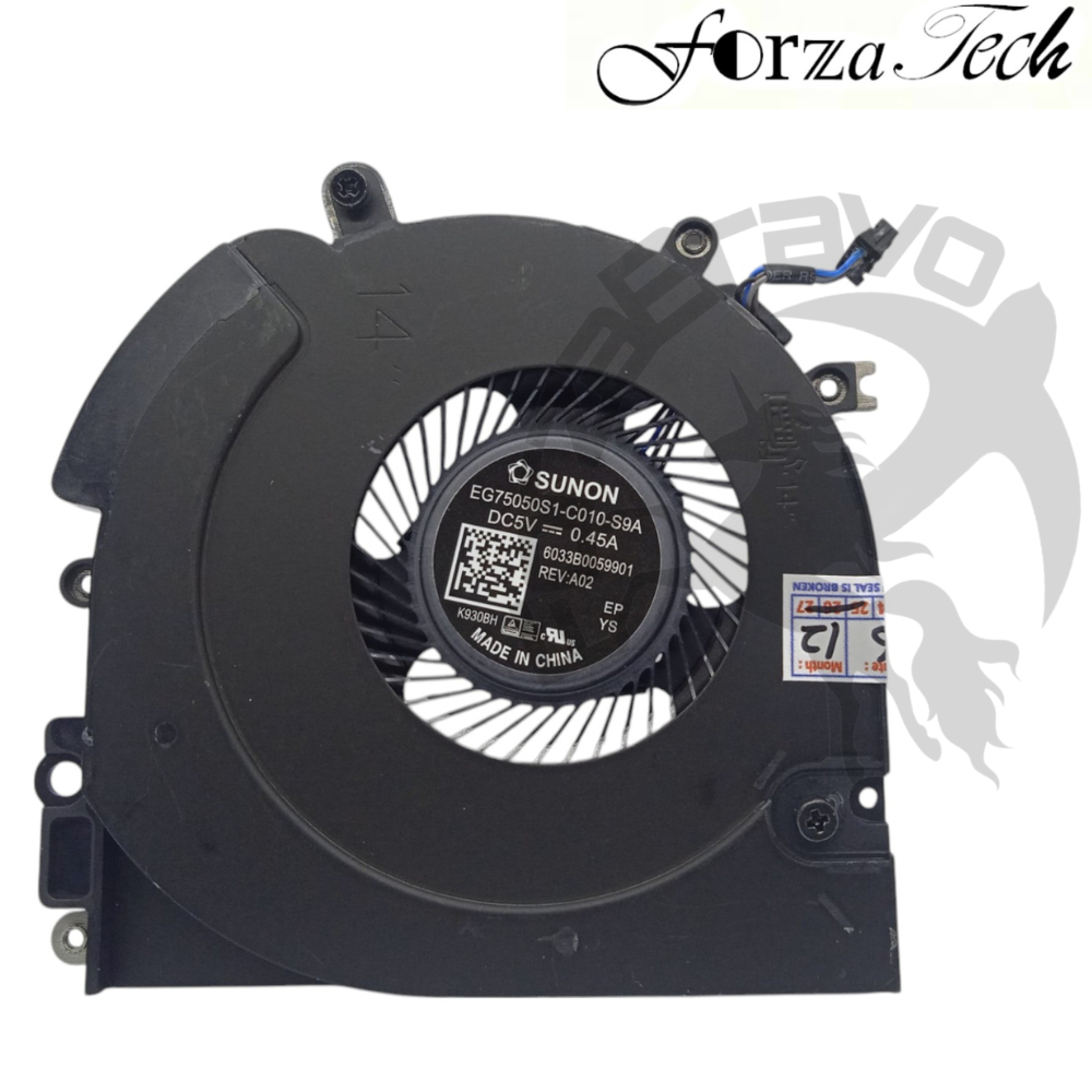 พัดลมระบายความร้อน HP EliteBook พัดลม 745 840 850 G5 G6 ZBOOK 14U G5 15U G6 EG75050S1-C030-S9A ...