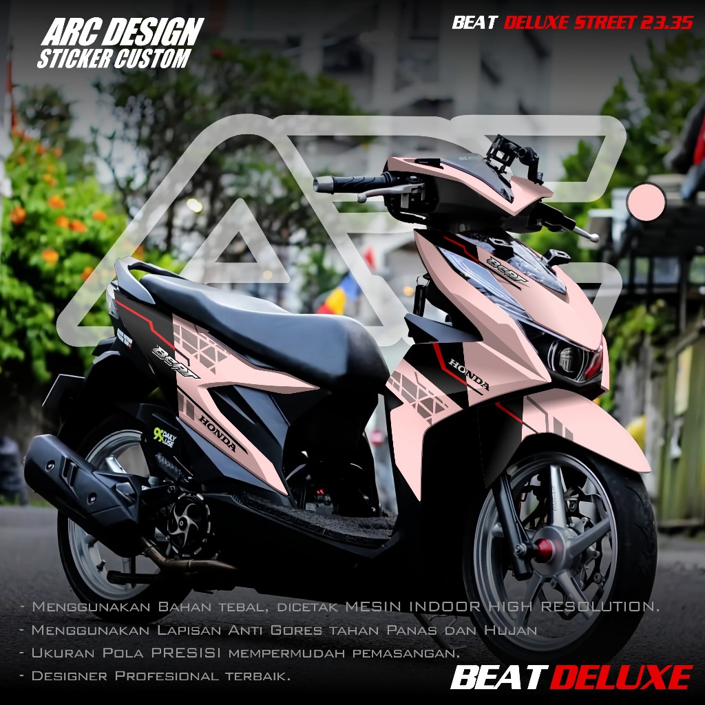 ใหม่ล่าสุด Decal สติกเกอร์ Honda Beat DELUXE STREET CBS 2020 2021 2022 ...