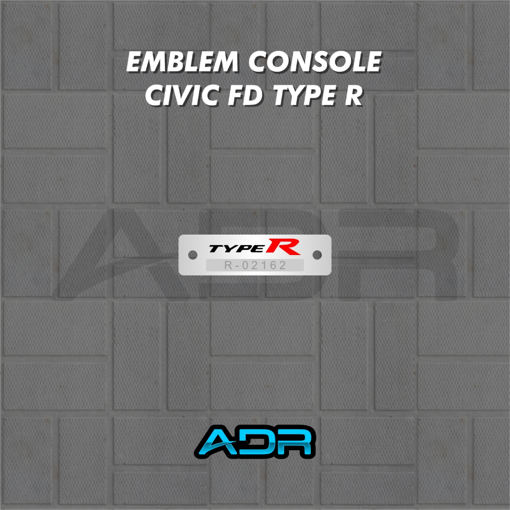 คอนโซลสัญลักษณ์ Honda Civic FD FD1 FD2R Type R Mugen RR รู้สึกช้อน ...