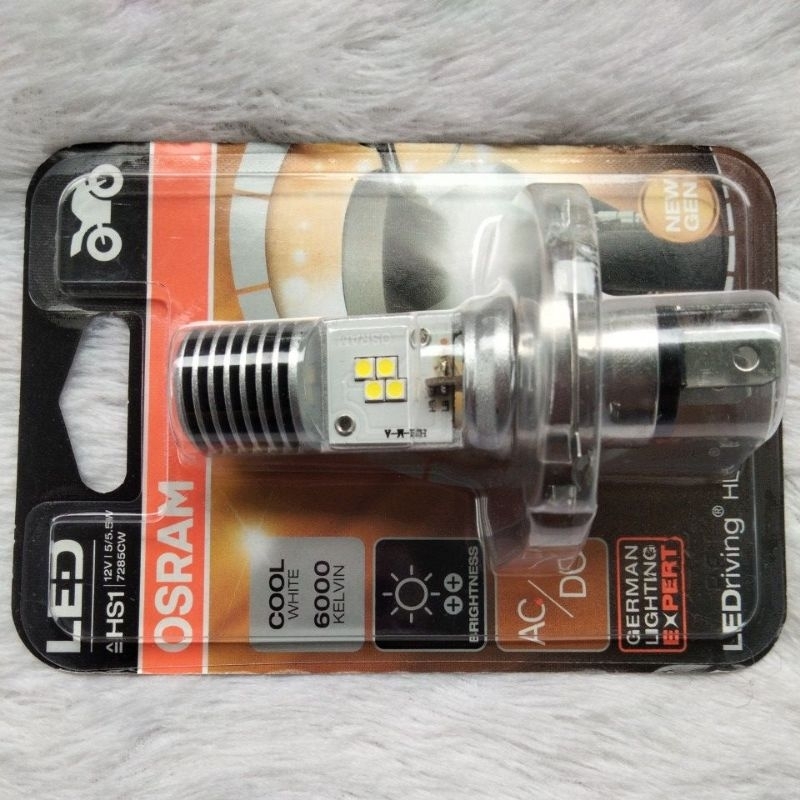 Osram หลอดไฟ Led / ไฟหน้า HS1/ H4 DC 12V 7185CW 5/6W | Shopee Thailand