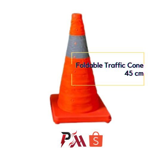 พับ TRAFFIC CONE 45 ซม. สีส้ม FOLDING ROAD BRICK CONE EMERGENCY EMERGENCY SCOTLITE | Shopee Thailand