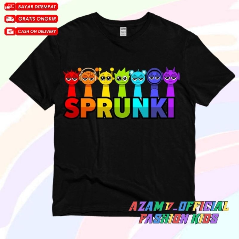 เสื้อยืดเด็ก เสื้อผ้าเด็ก Sprunki ล่าสุดชื่อฟรี / เสื้อยืดเด็ก Sprunki ...