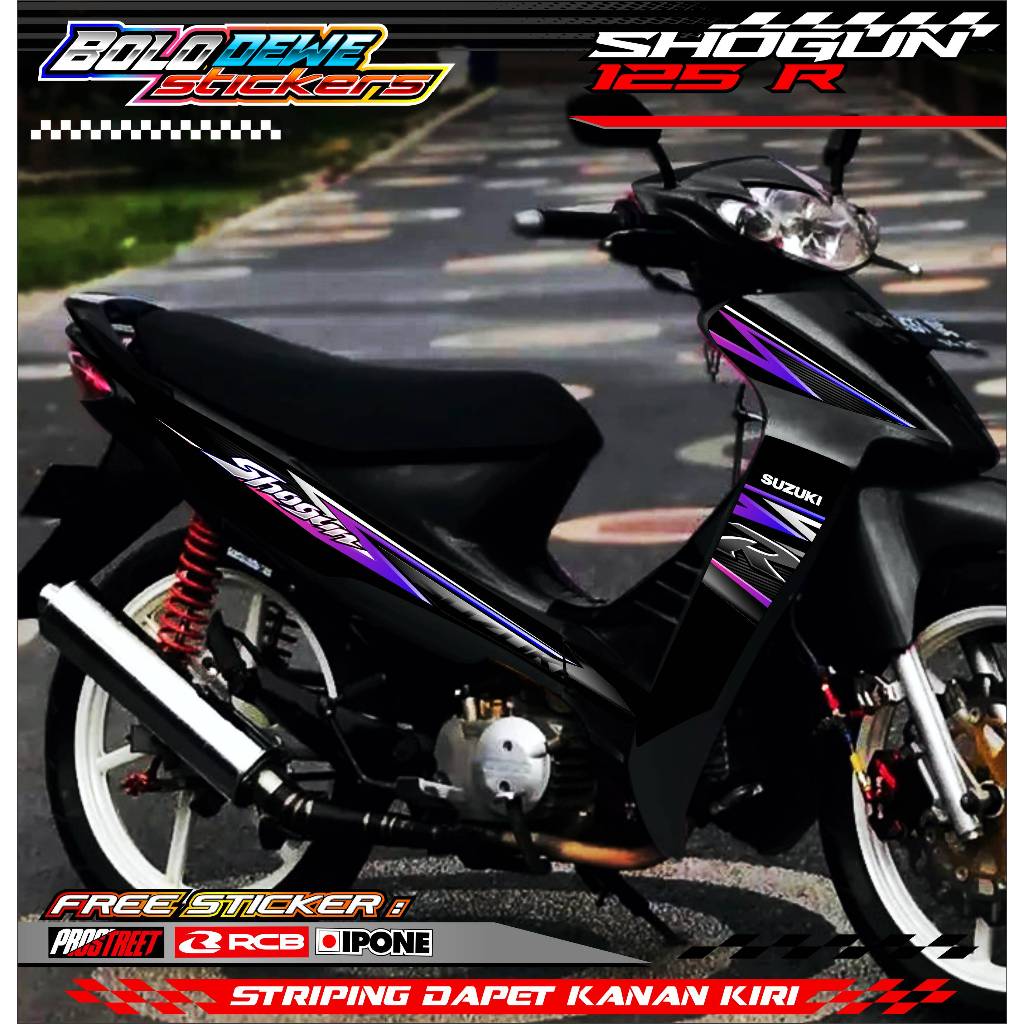 Striping VARIATION SUZUKI SHOGUN 125 R / สติ๊กเกอร์ LIST VARIATION OF ...