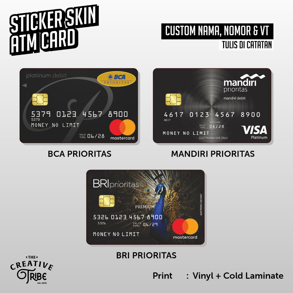 Custom Fake Priority - Skin Card Sticker - Vinyl ATM Debit Credit ...