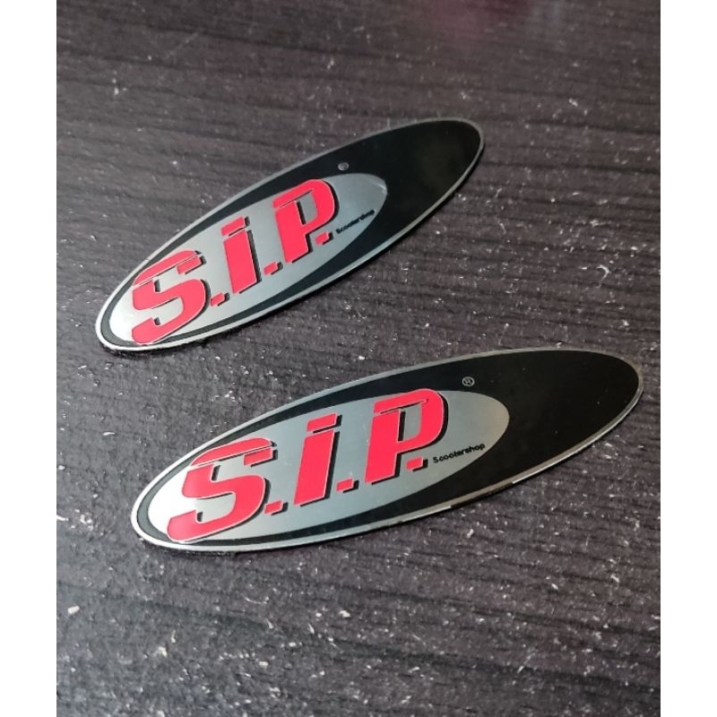 Vespa SIP Emblem Stainless Plate Not A Sticker | Shopee Thailand