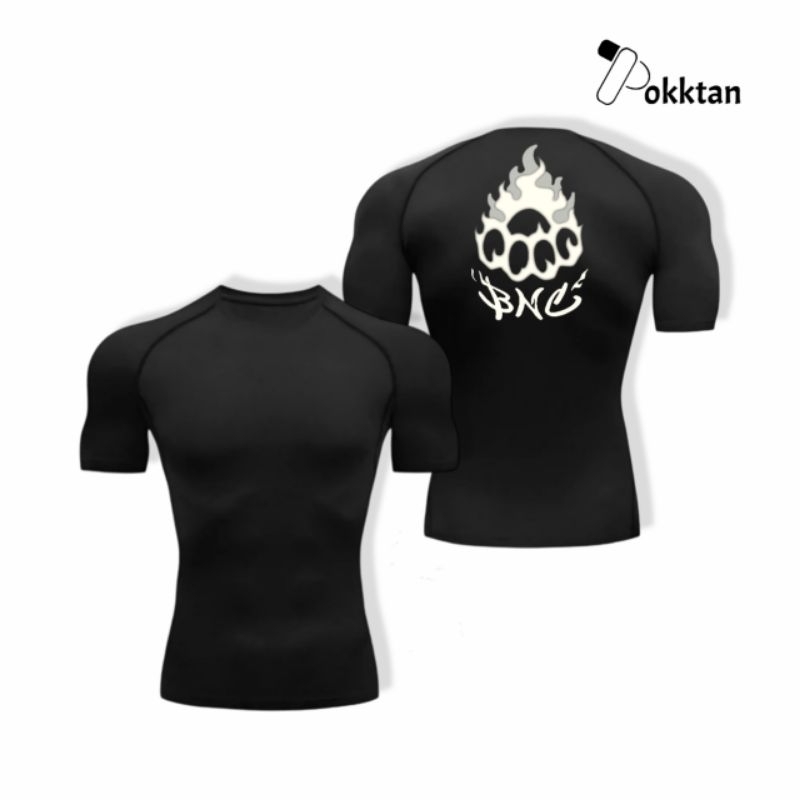 Lookism เสื้อยืด/LOOKISM BURN KNUCKLE เสื้อยืดกีฬา/เสื้อยืดบีบอัด BURN ...