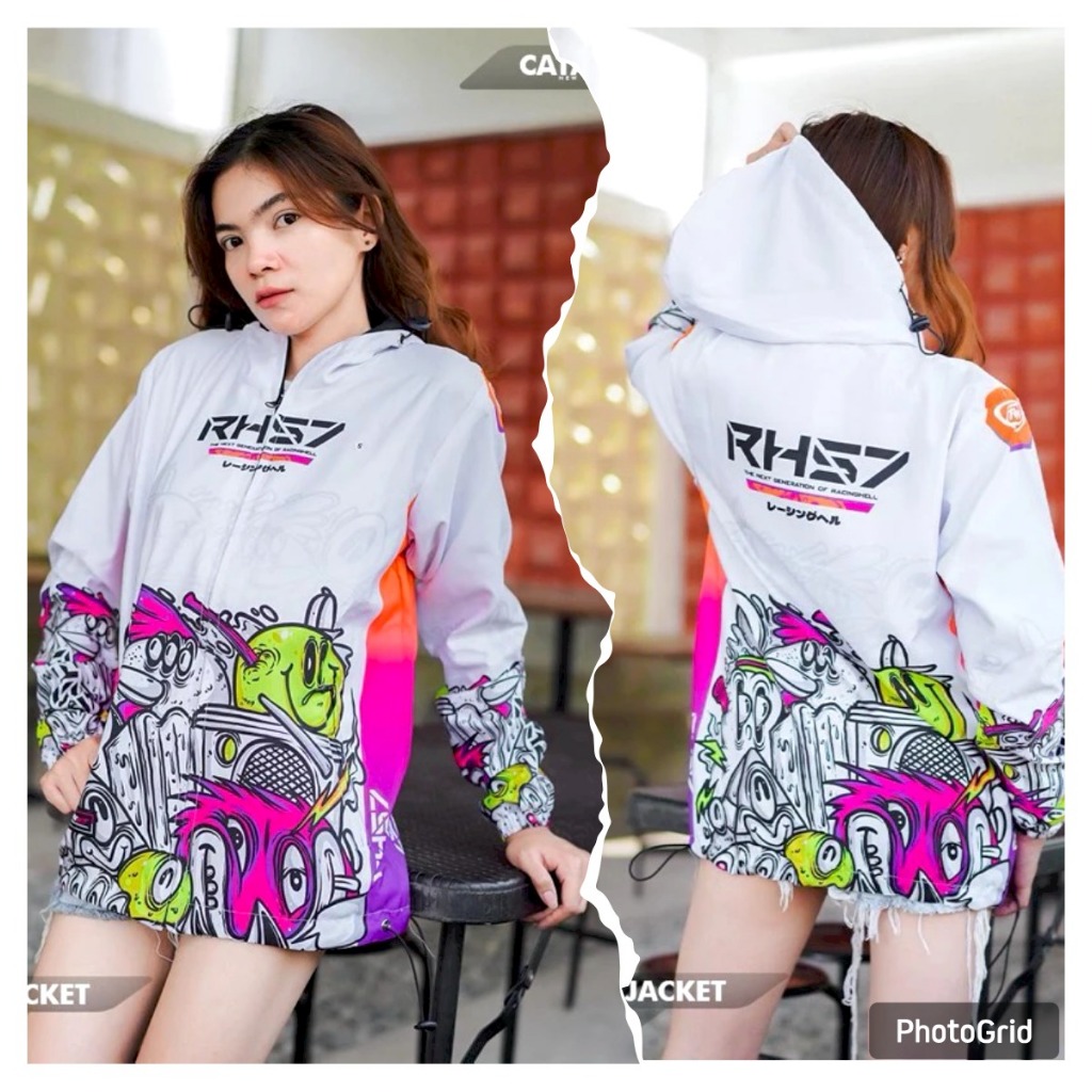Rh57 เสื้อแจ็คเก็ตวิ่งใหม่ JKRN 063 ฟรีสติ๊กเกอร์ | Shopee Thailand