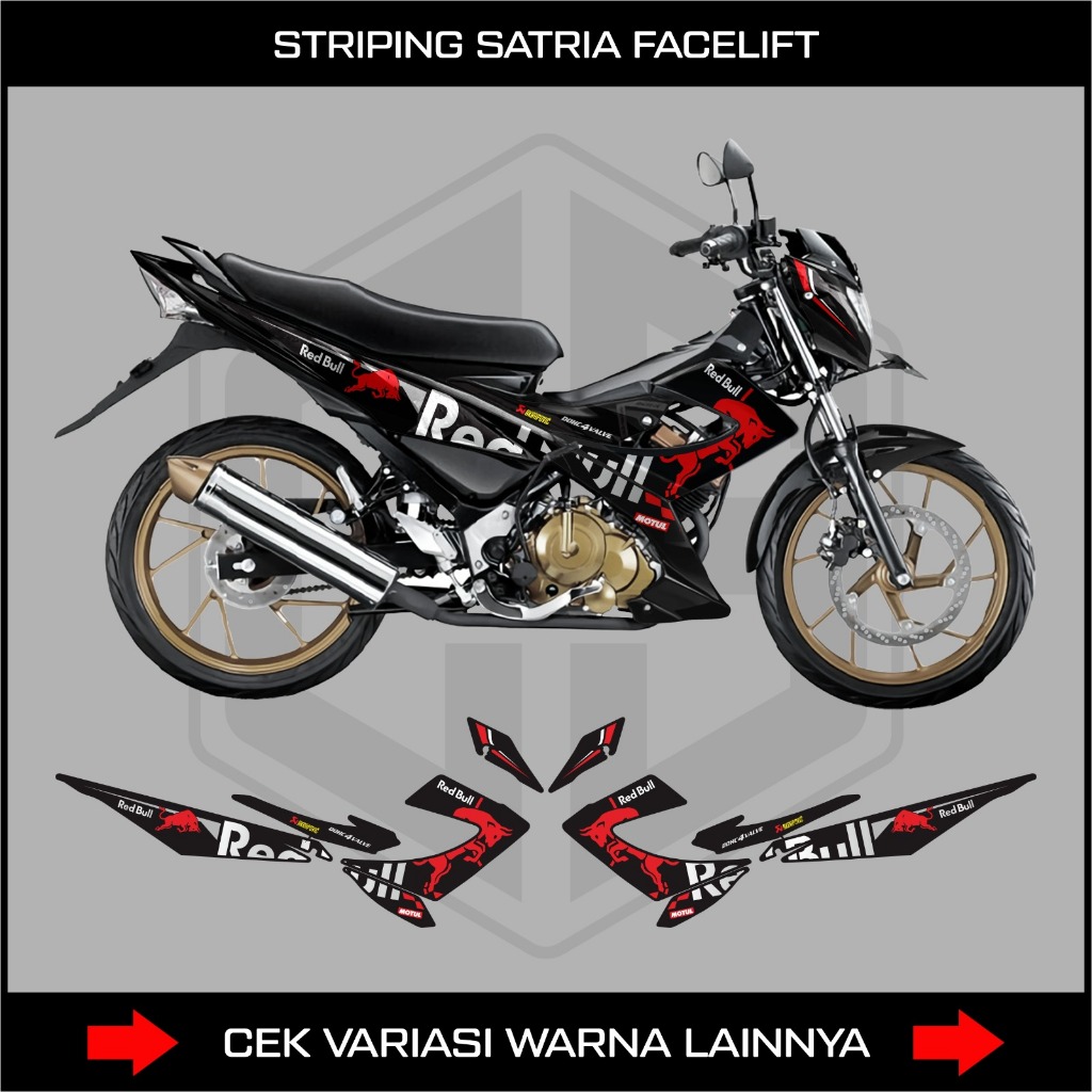 Satria FU 150 FACELIFT สติ๊กเกอร์แถบรถจักรยานยนต์/SUZUKI SATRIA F 150 ...