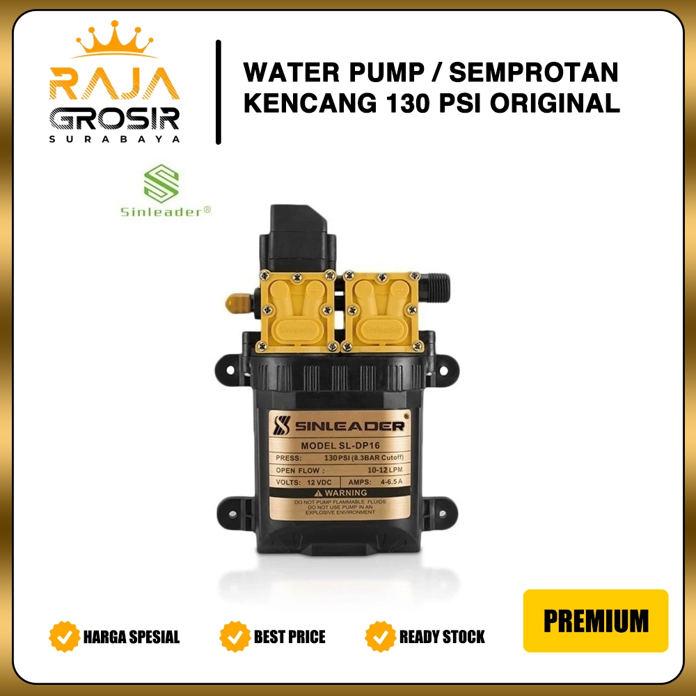ปั๊ม Dc 12V ปั๊มคู่ JET 120 PSI SINLEADER SL-DP16 Original RAJA WHOLESALE SURABAYA | Shopee Thailand