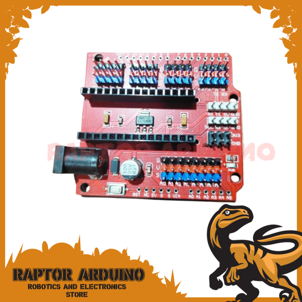 Arduino Nano Shield I/O บอร์ดขยายโมดูลอินพุตเอาต์พุต | Shopee Thailand