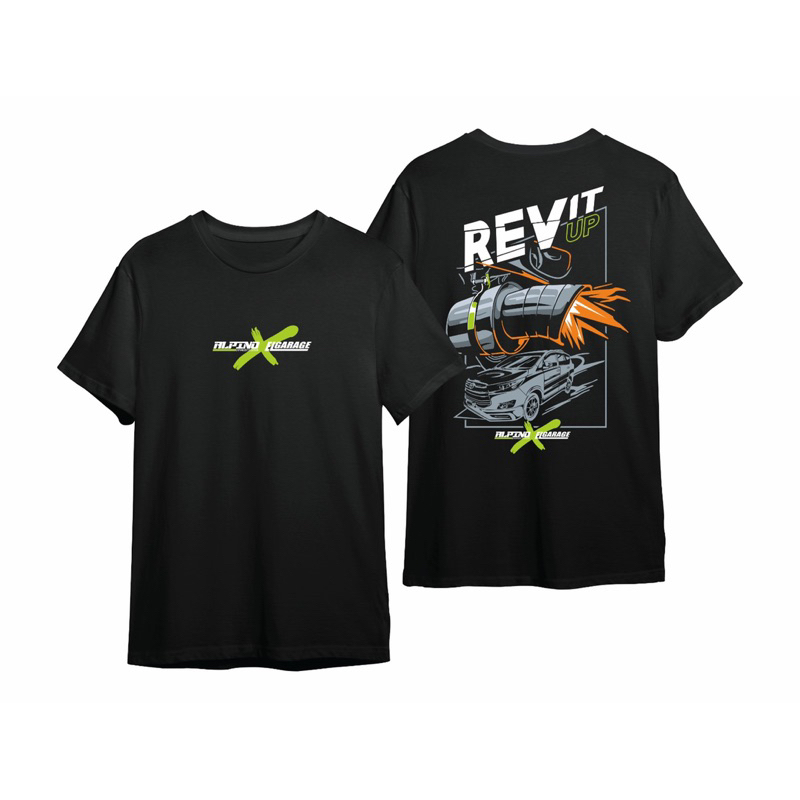 เสื้อยืดรุ่น Alpino X ELgarage Revit Up | Shopee Thailand