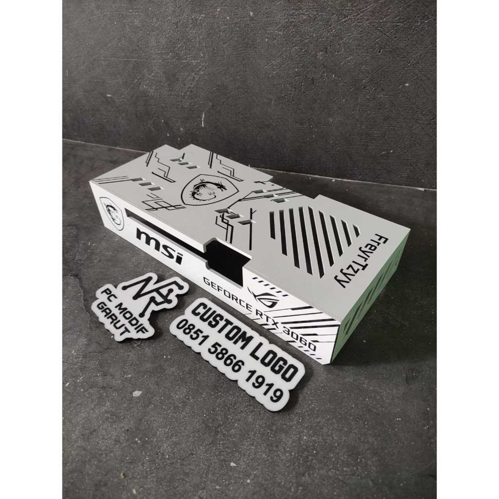 ฝาครอบ VGA MSI NON LED CUSTOM โลโก้ VGA ฝาครอบสีที่กําหนดเอง | Shopee ...