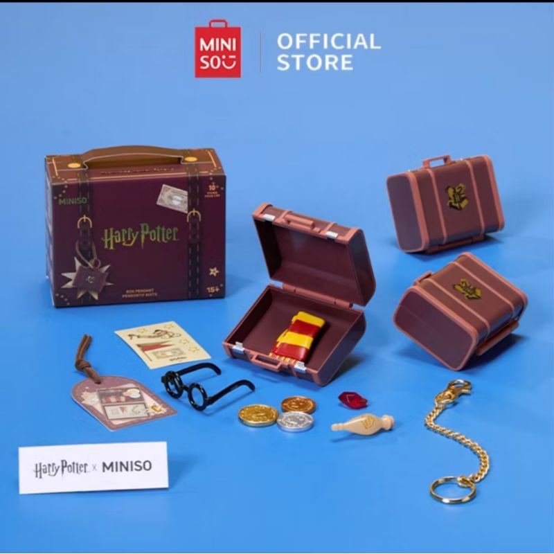 Miniso x Harry Potter Hogwarts Suiter Surprise Box Pendant + Butterbeer ...