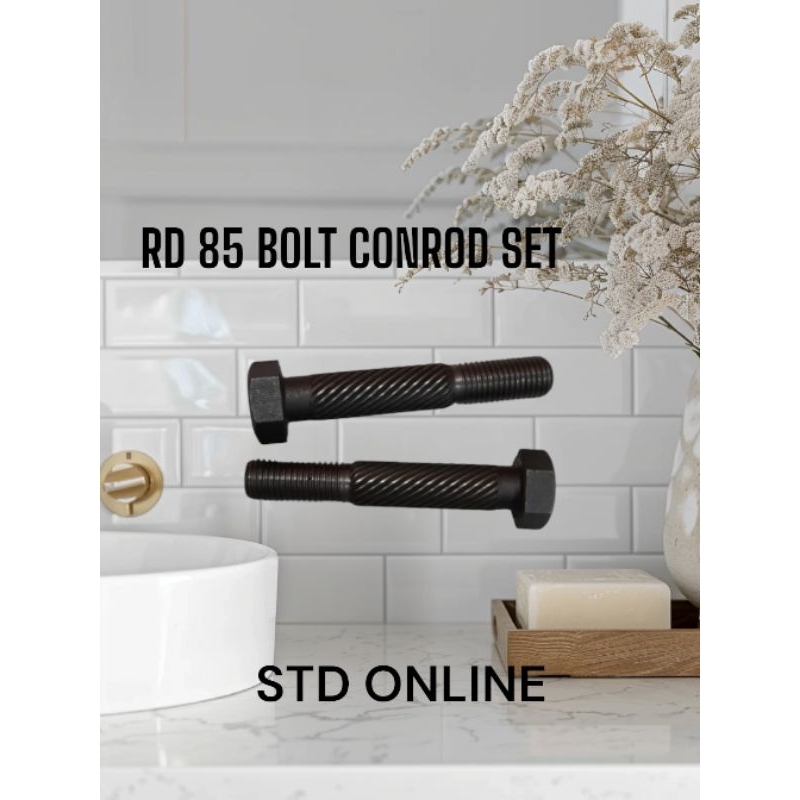 Rd85 Bolt conrod / kubota Rd85 สลักเกลียวแฮนด์ลูกสูบ (ราคา 2 ชิ้น ...