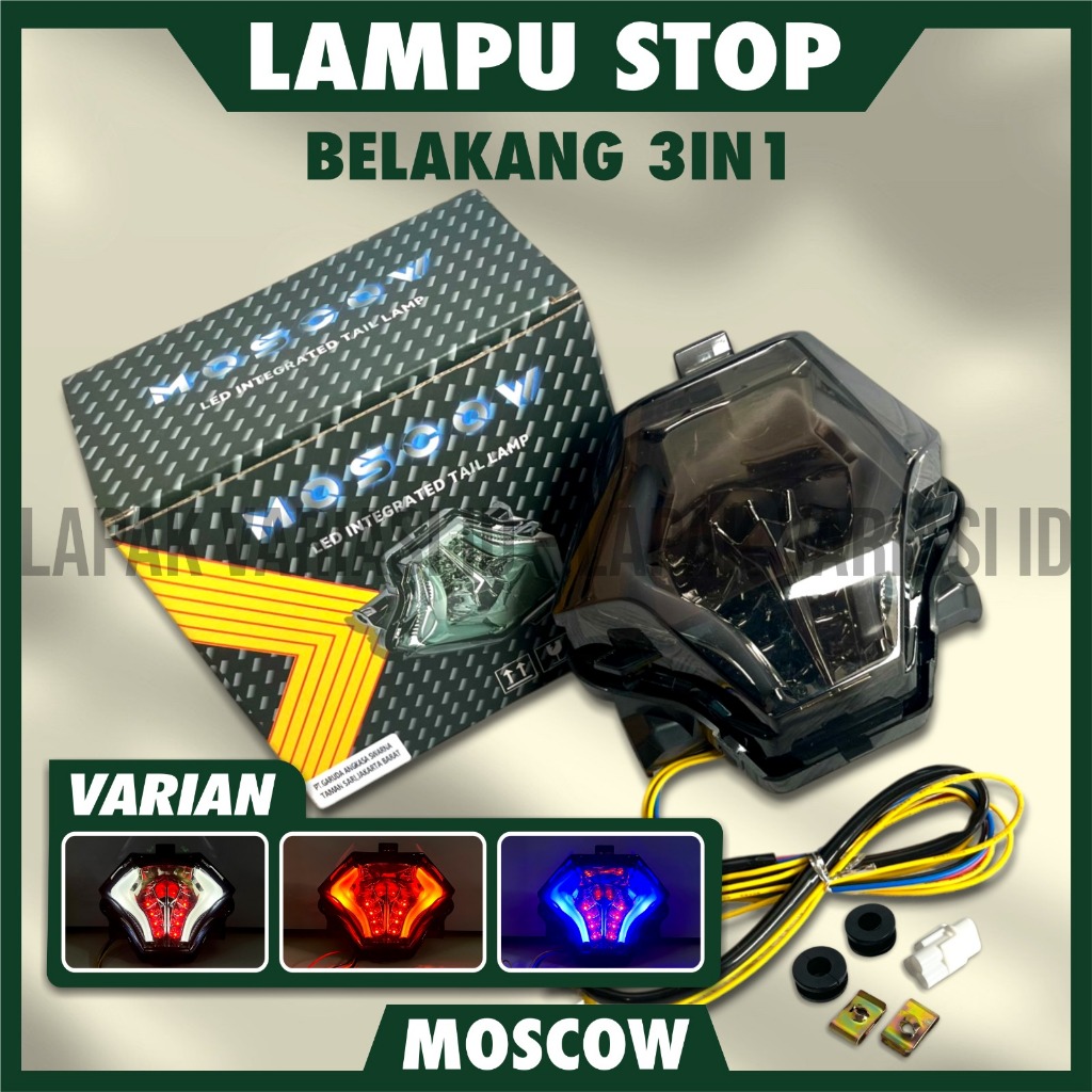 หยุด R25 LED REAR LAMP SENJA STOP 3 IN 1 ORIGINAL MOSCOW PREMIUM PNP R25 STOP โคมไฟ LED 3IN1 YZF ...