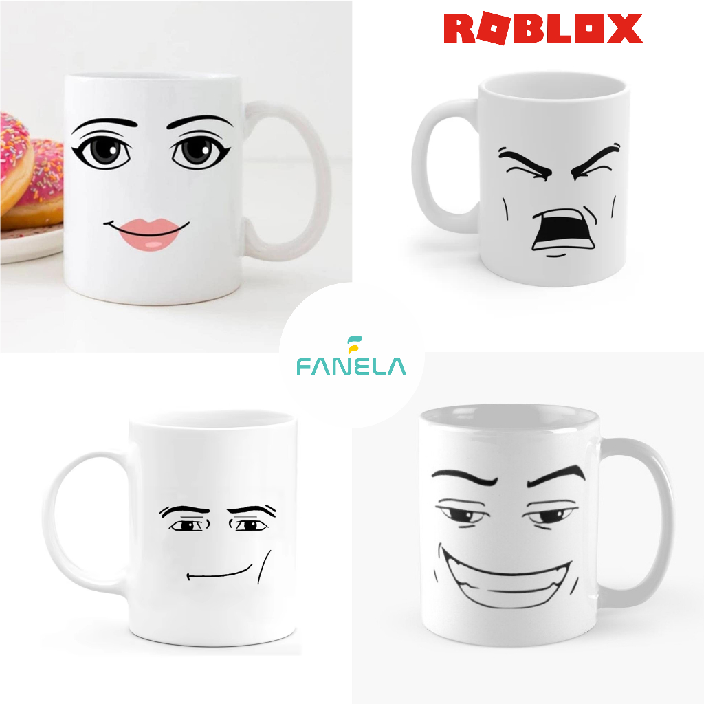 Roblox Face Mug Roblox แก้วตัวอักษร | Shopee Thailand